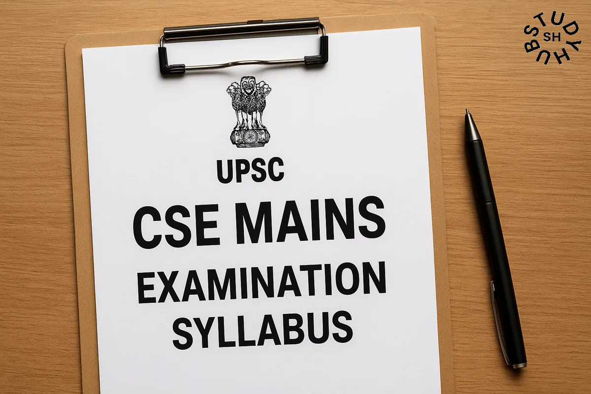 UPSC Mains Examination Syllabus